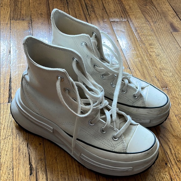 Converse | Shoes | Converse White Platform Hightop Sneakers | Poshmark